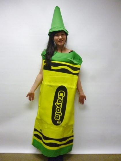 Green Crayola Crayon Costume