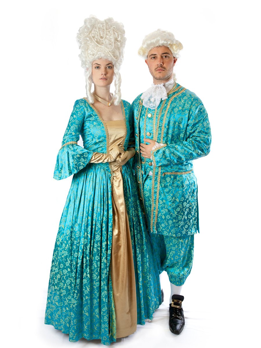 18th Century french couple Historical costume