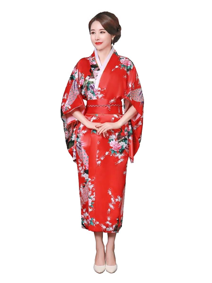 Red Japanese Geisha Costume