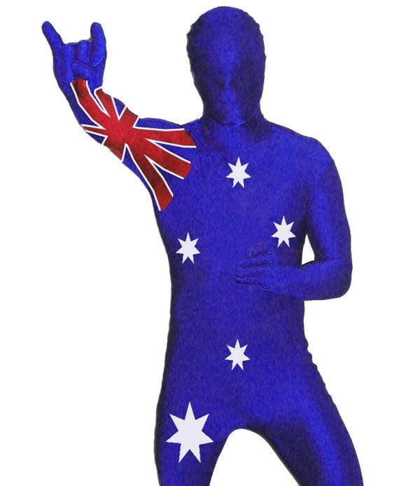 Morphsuit Australian Flag - Creative Costumes