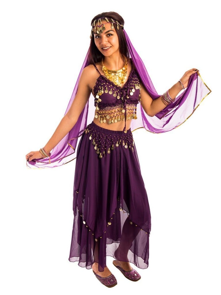 Purple Harem Girl Costume - Creative Costumes