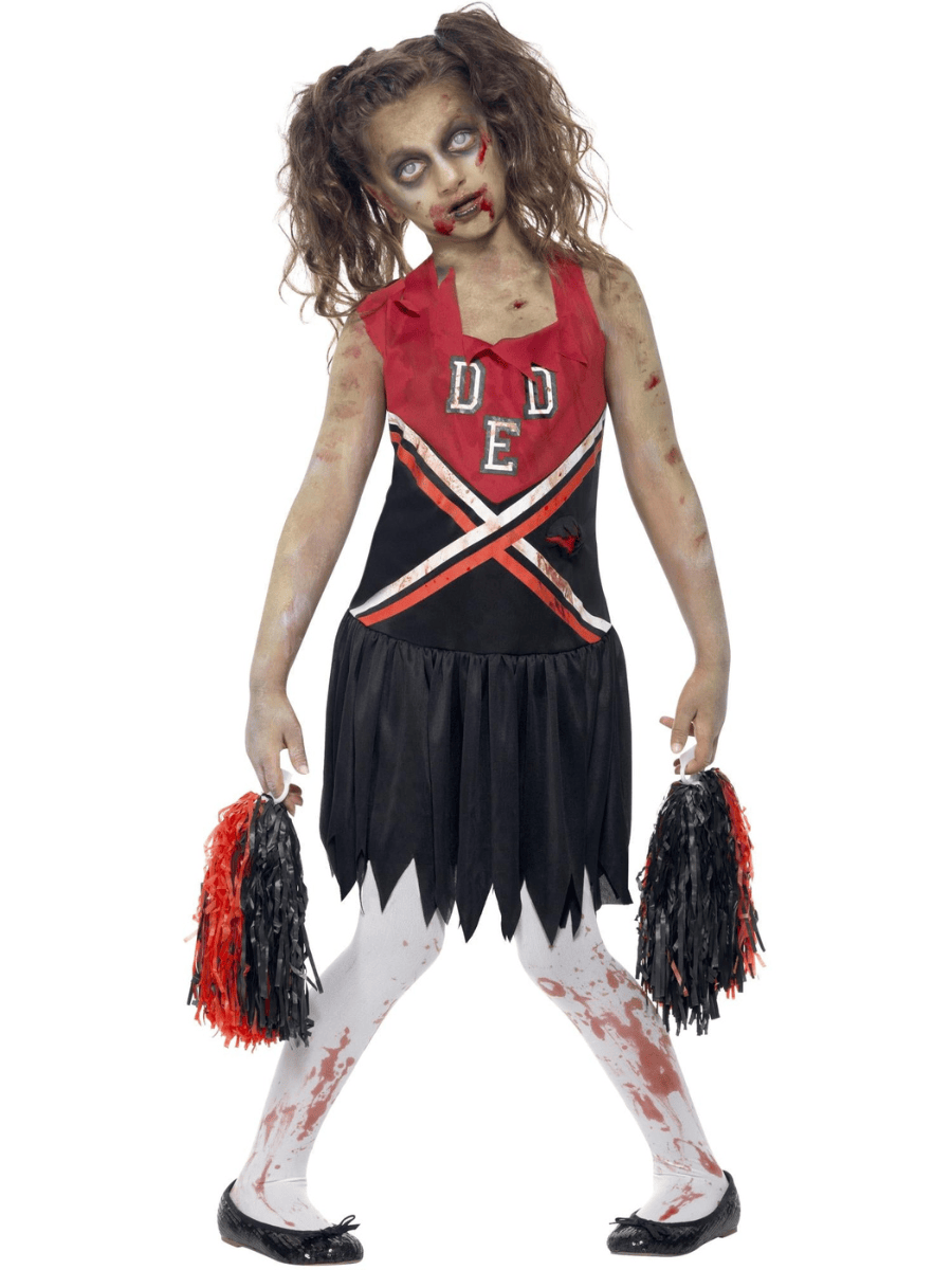 Girls Zombie Cheerleader Costume - Popular Kids Halloween Costume