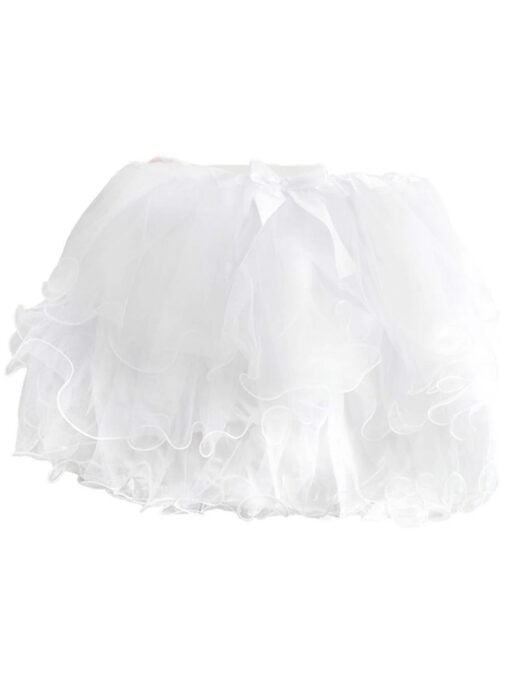 White Layered Tutu Skirt - Creative Costumes