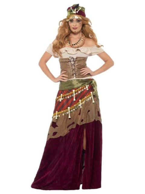 Voodoo Priestess Costume - powerful witch doctor