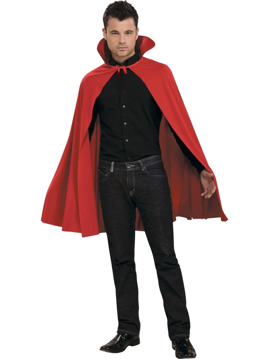 Short Red Devil Cape - Popular Halloween Option