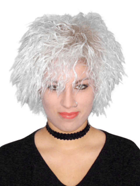 Blondie Rocker Wig - Crimped 80s Style - Popular 80s Crimped Style