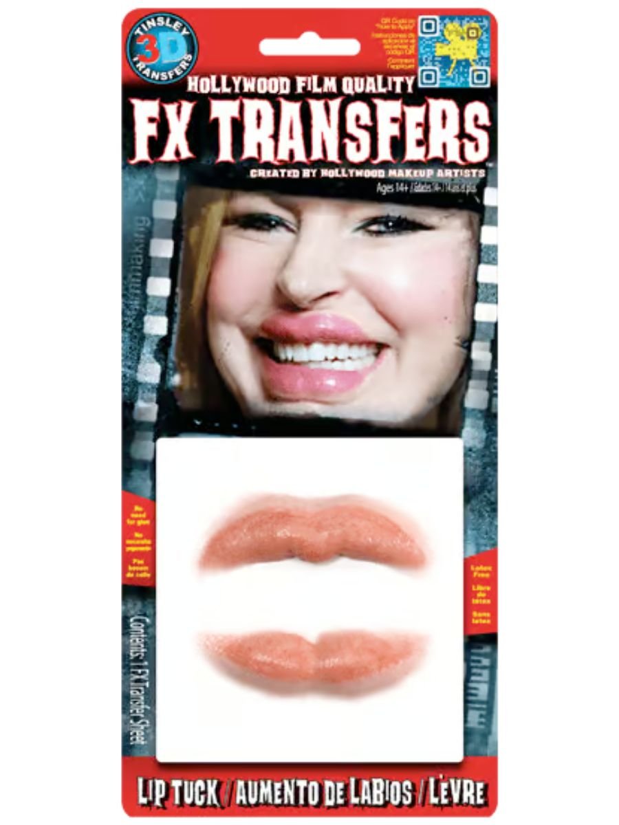 Botoxic Lips 3D Fx Transfer - Amazing SFX Makeup!
