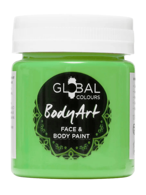 Lime Green Face Paint 45ml – Bold & Bright for Parties & Festivals