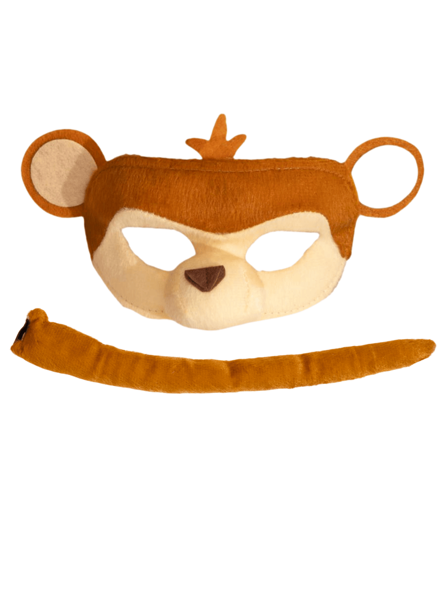 Adorable Monkey Mask and Tail - Great for Book Week!