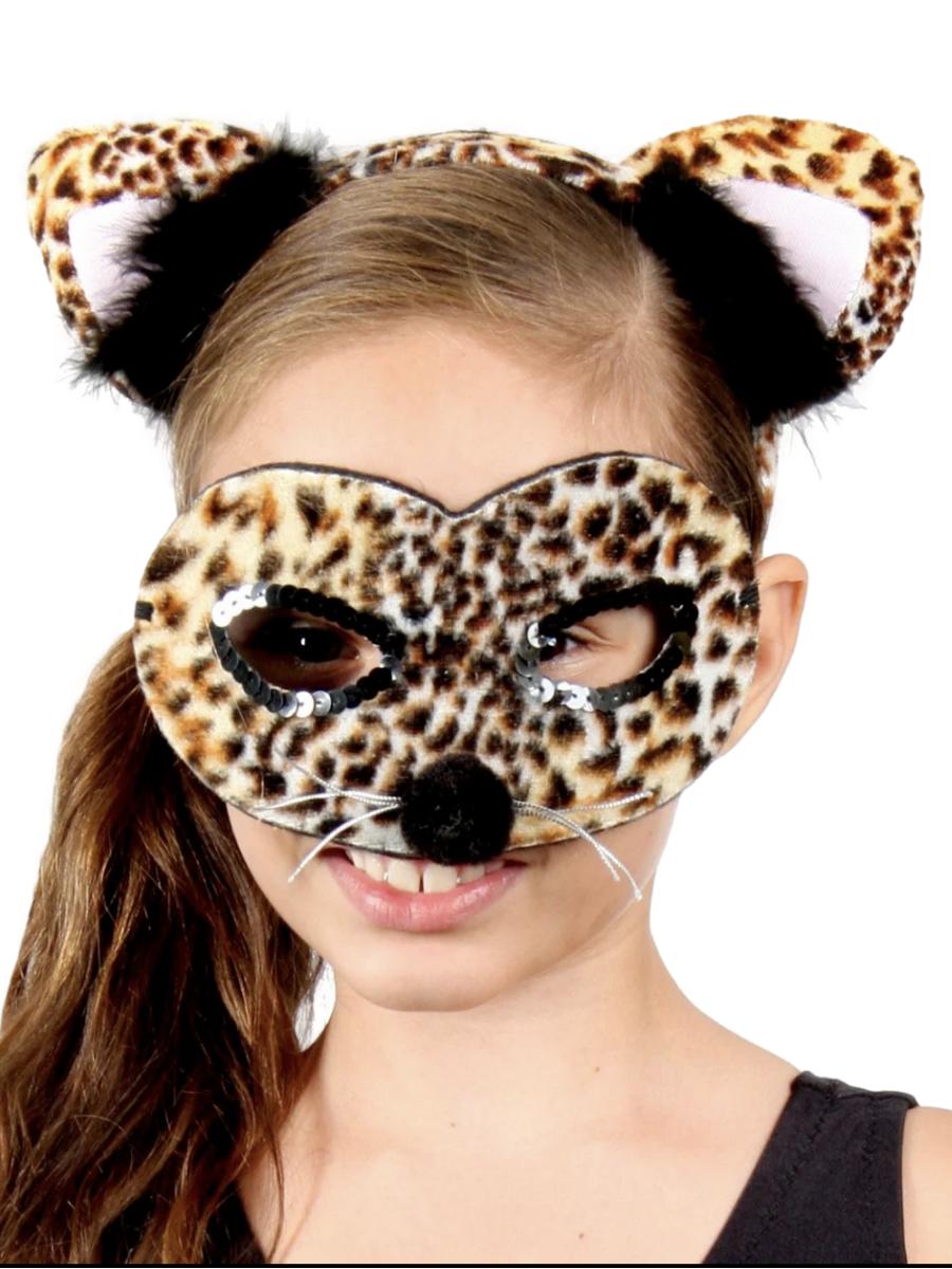 Leopard Mask and Ears - Adorable Animal Set