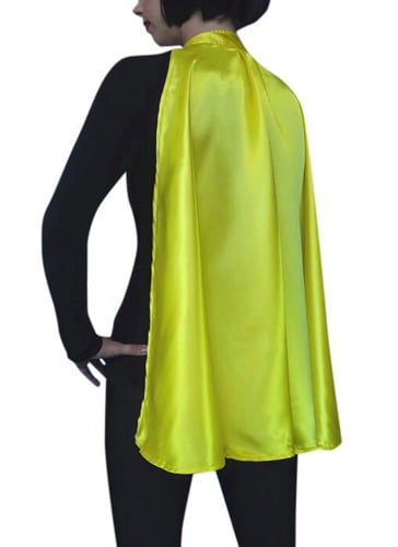 Super Hero Cape - Yellow (Adult) - be worn with your any other costume