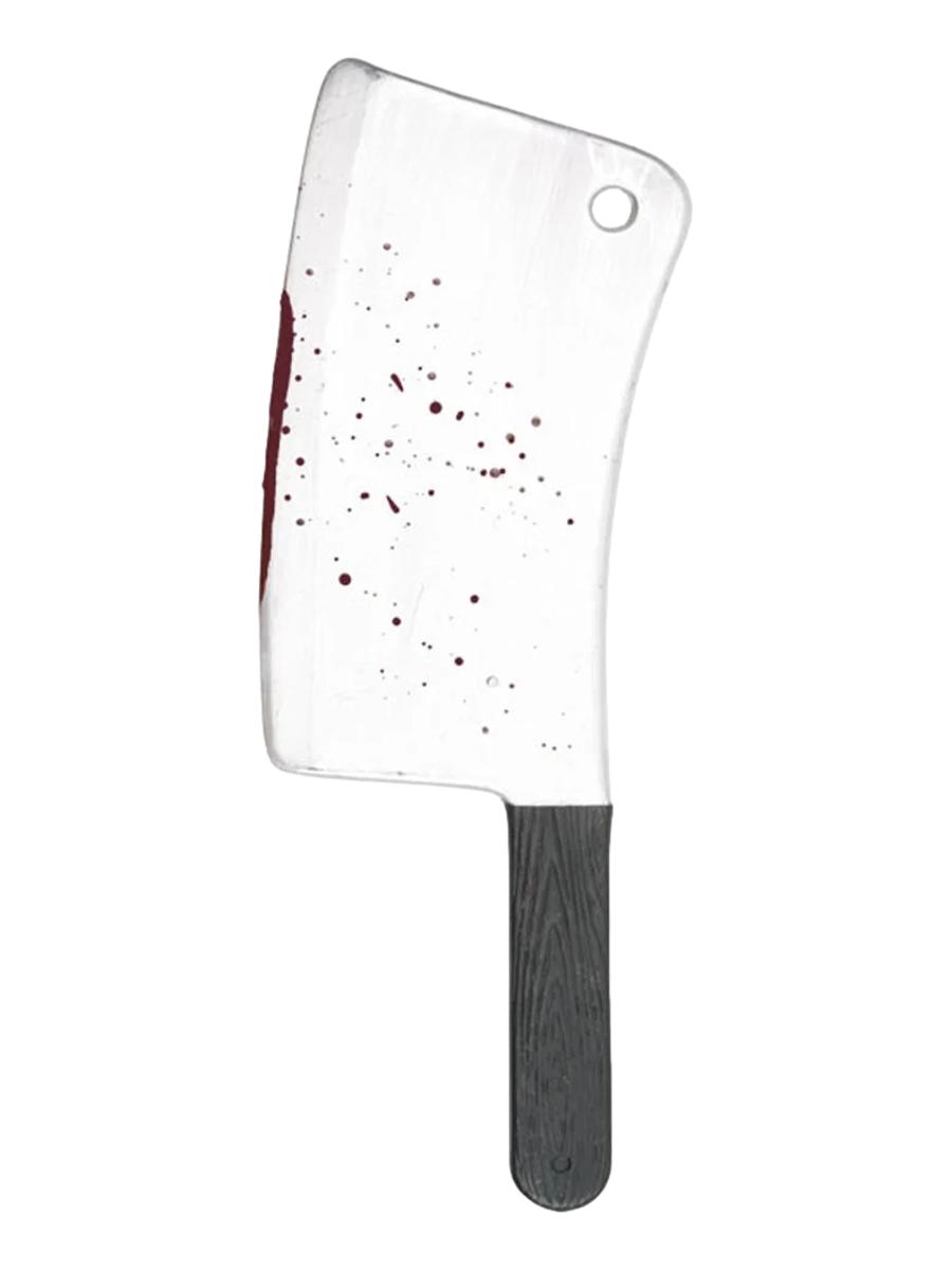 Fake Meat Cleaver Prop - blood costume fake weapon accessory