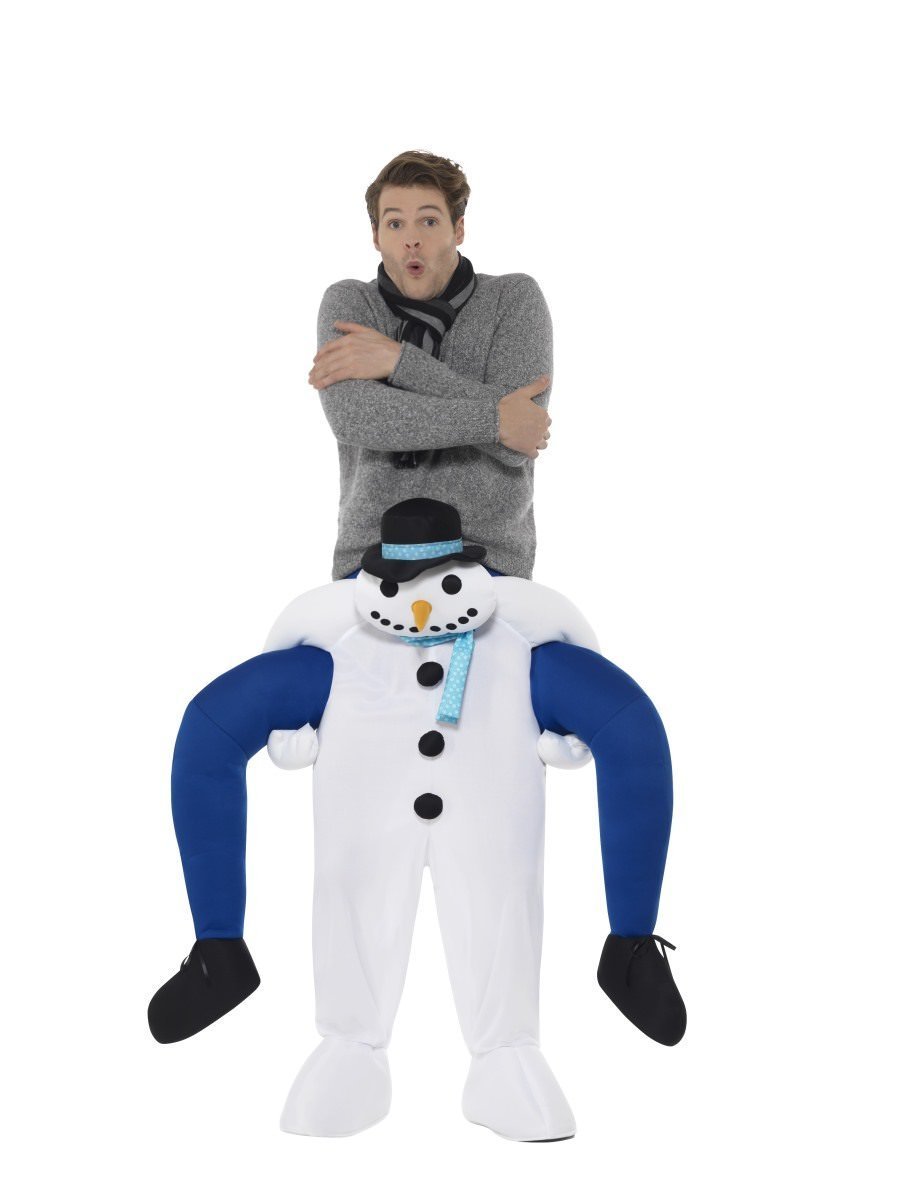 Piggyback Snowman Costume - Adult - Festive Costume