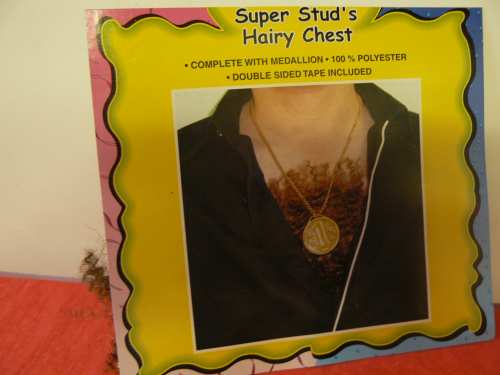 Super Stud Hairy Chest Brown - no one ever dares