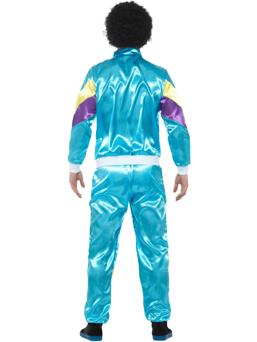 80s Blue Shell Suit – Rad Retro Tracksuit for Ultimate Style!