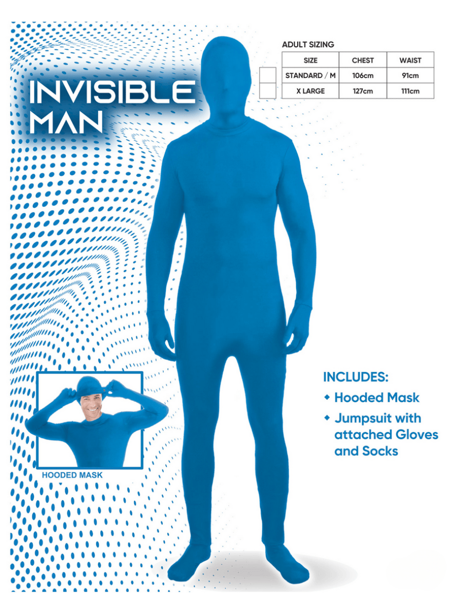 Blue Second Skin Suit - Amazing full body zentai suit