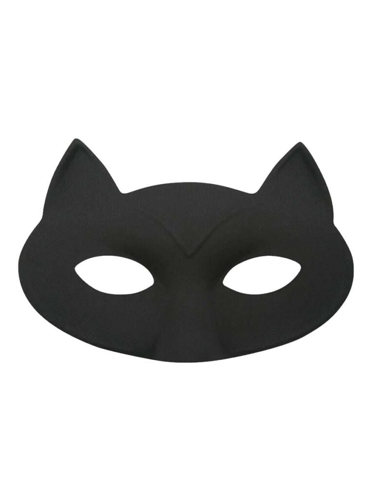 Black cat eye mask - Creative Costumes