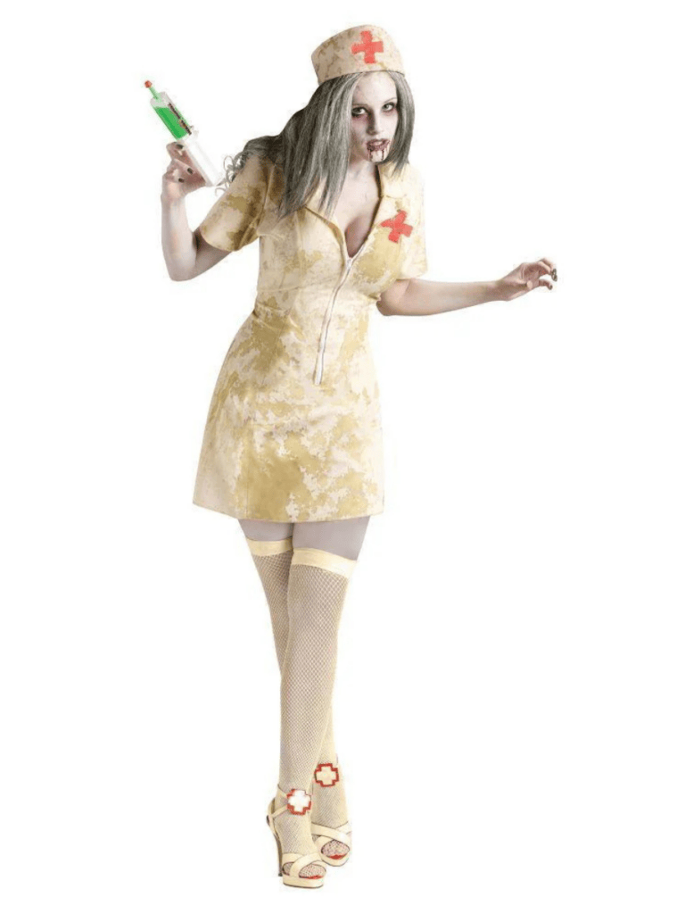Biohazard Zombie Nurse Costume - Become the #1 Ultimate Toxic Terror ...