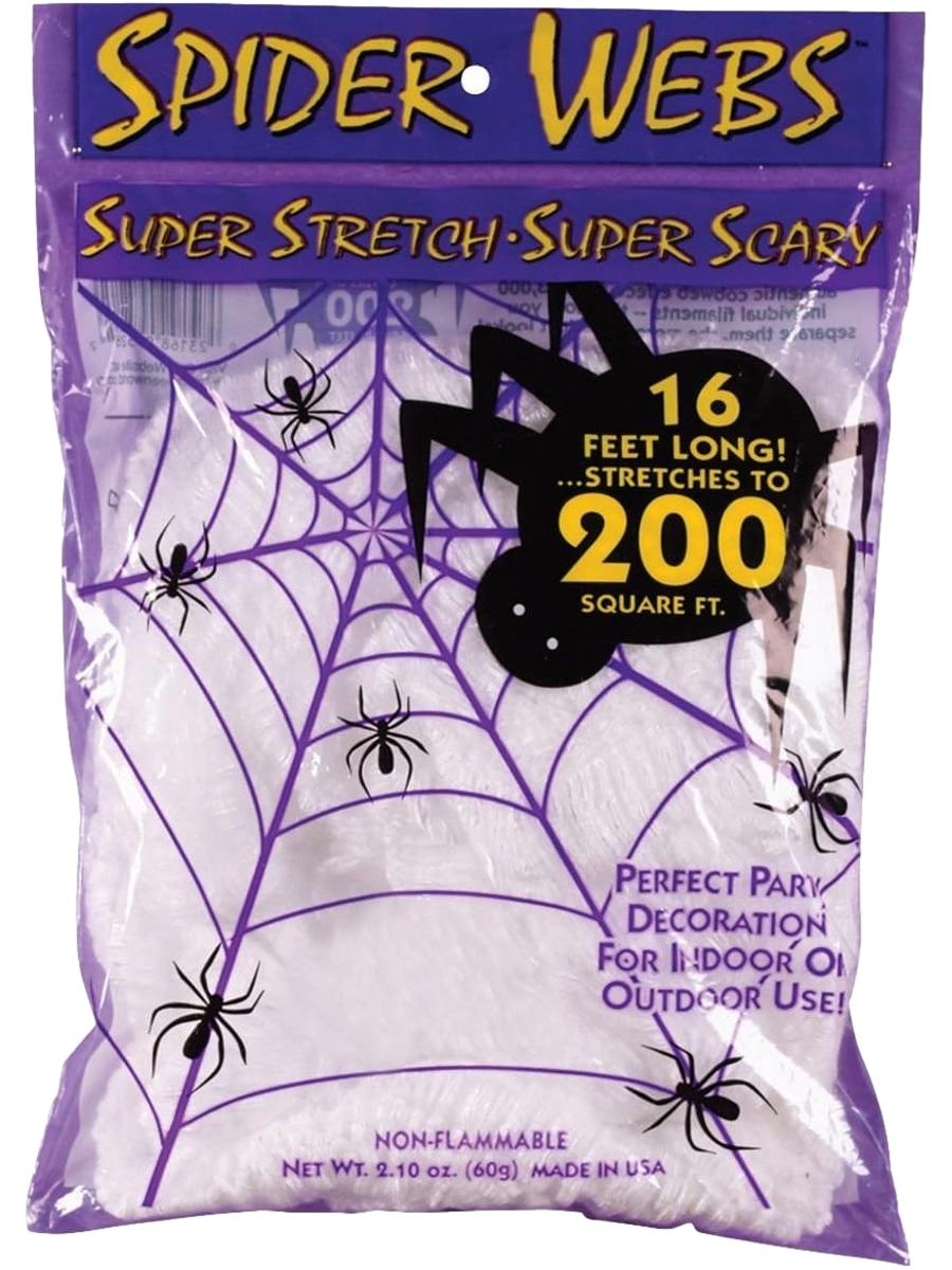 Fake Spider web 60g - Halloween Haunted Houses