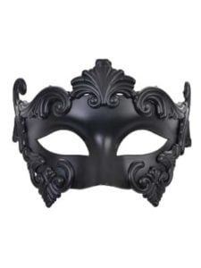 Jester Roman Black Eye Mask - Creative Costumes