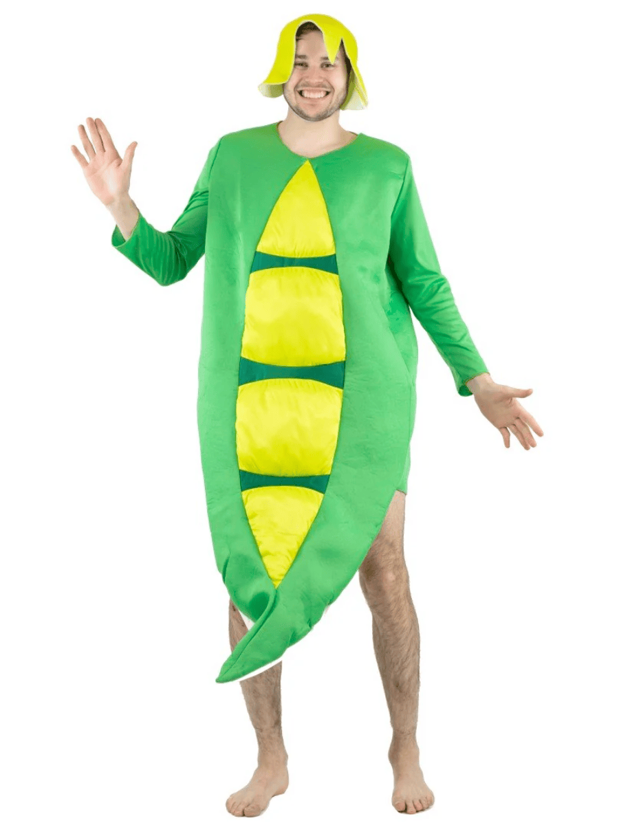 Pea Pod Costume - Creative Costumes - Hilarious Adults Vegetable Costume