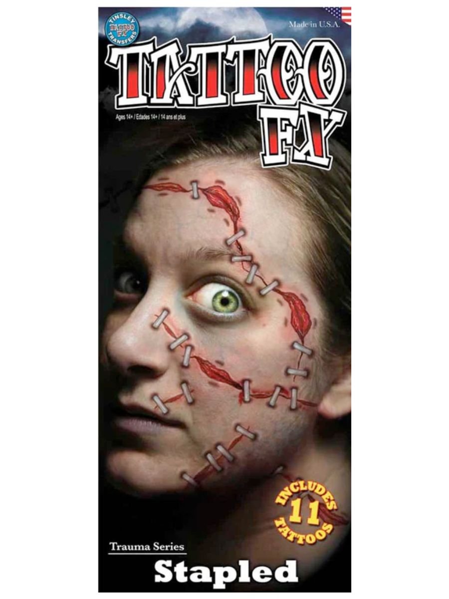 Stapled Temporary Tattoos - Amazing SFX Product