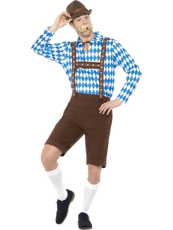 Authentic Bavarian Beer Man Costume - Oktoberfest Dress-up