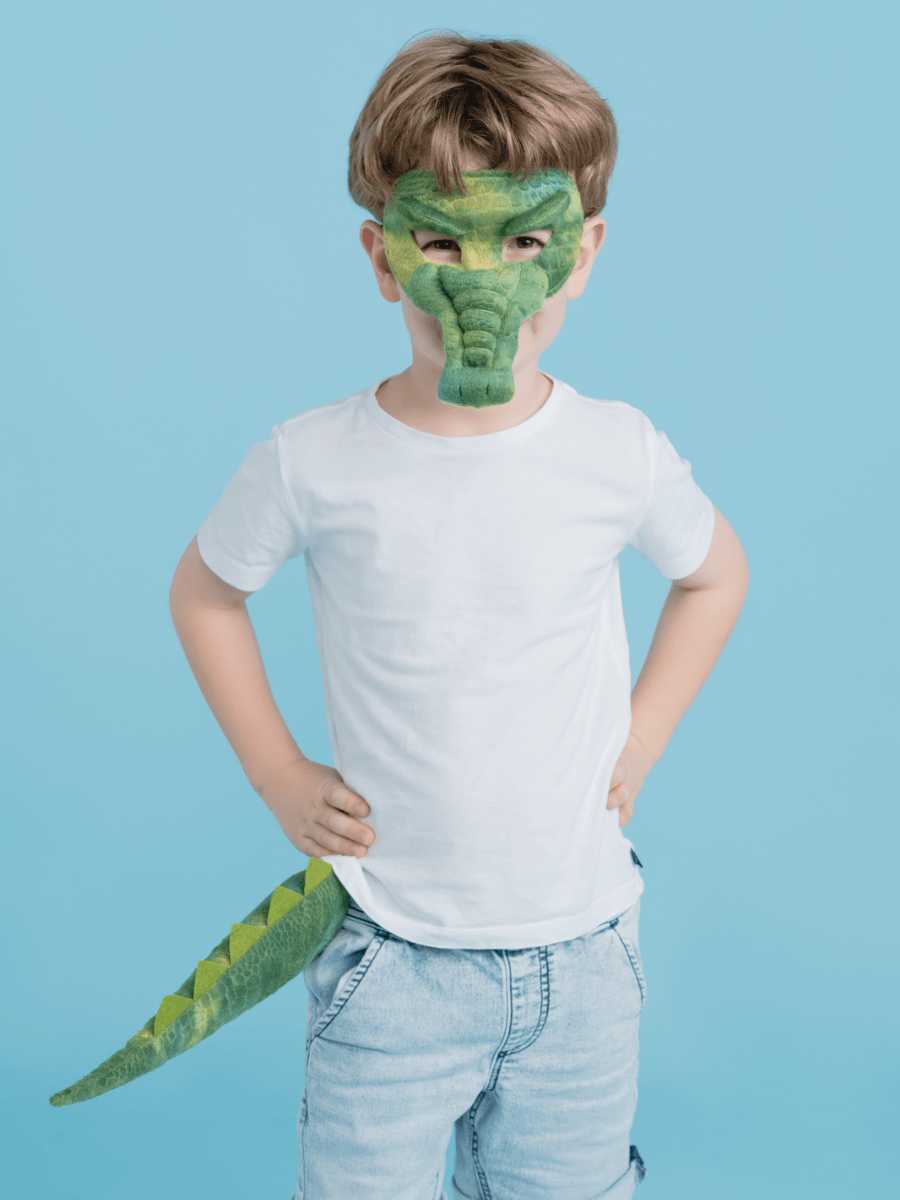 Adorable Crocodile Mask and Tail - Great for Book Week!