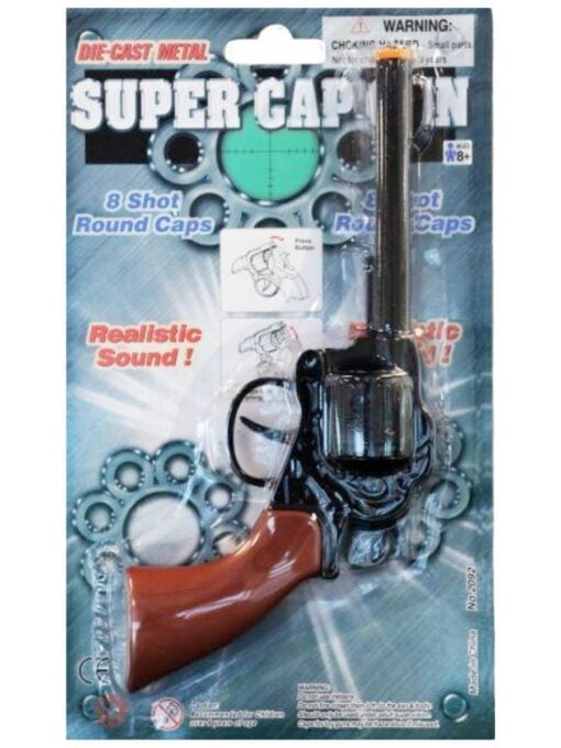 Wild West Diecast Fake Cowboy Gun - Creative Costumes