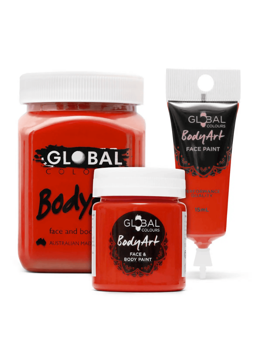 Deep Red Face Paint 45ml - Creative Costumes