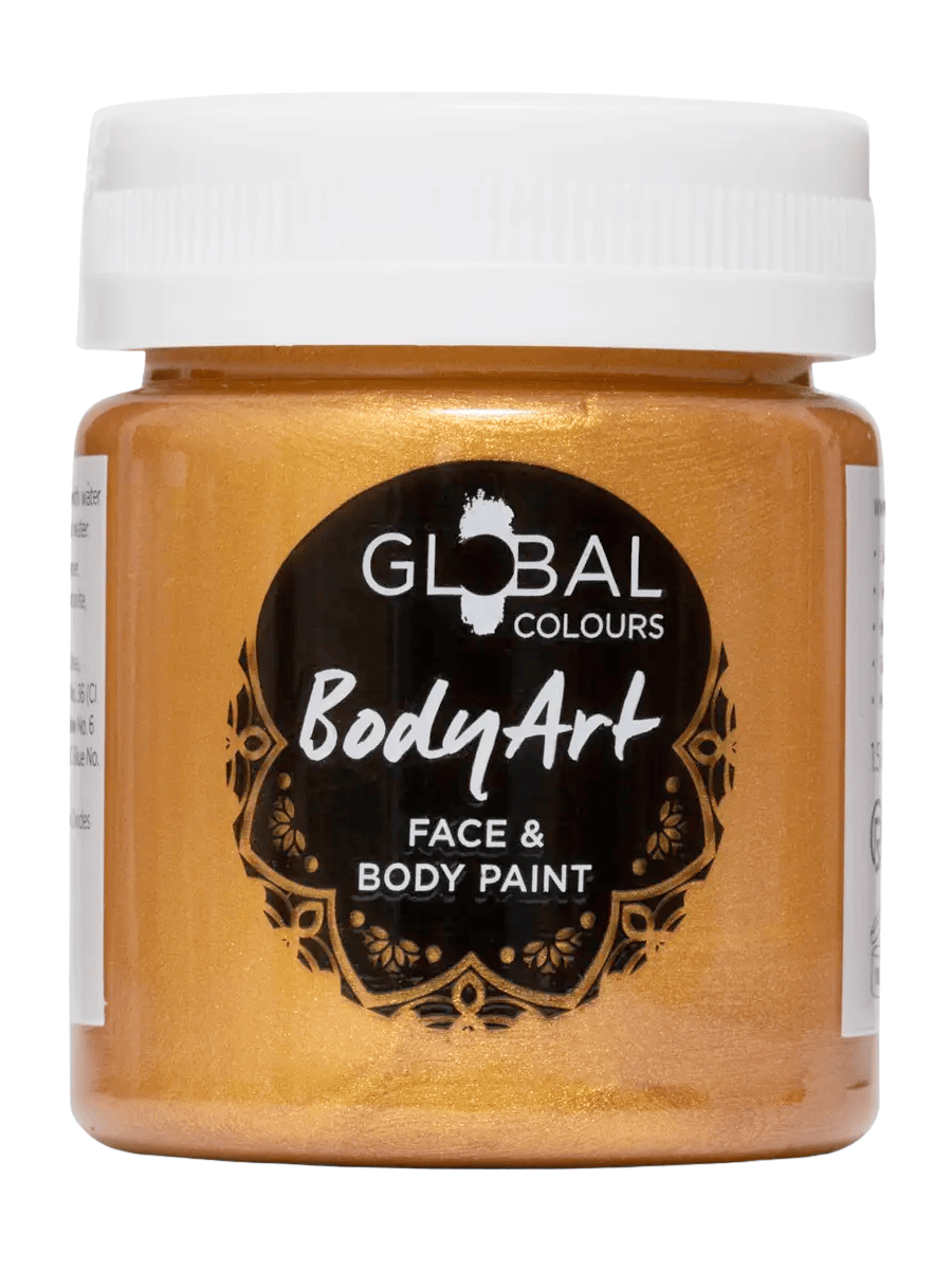 Metallic Gold Face Paint 45ml- Shine Bright