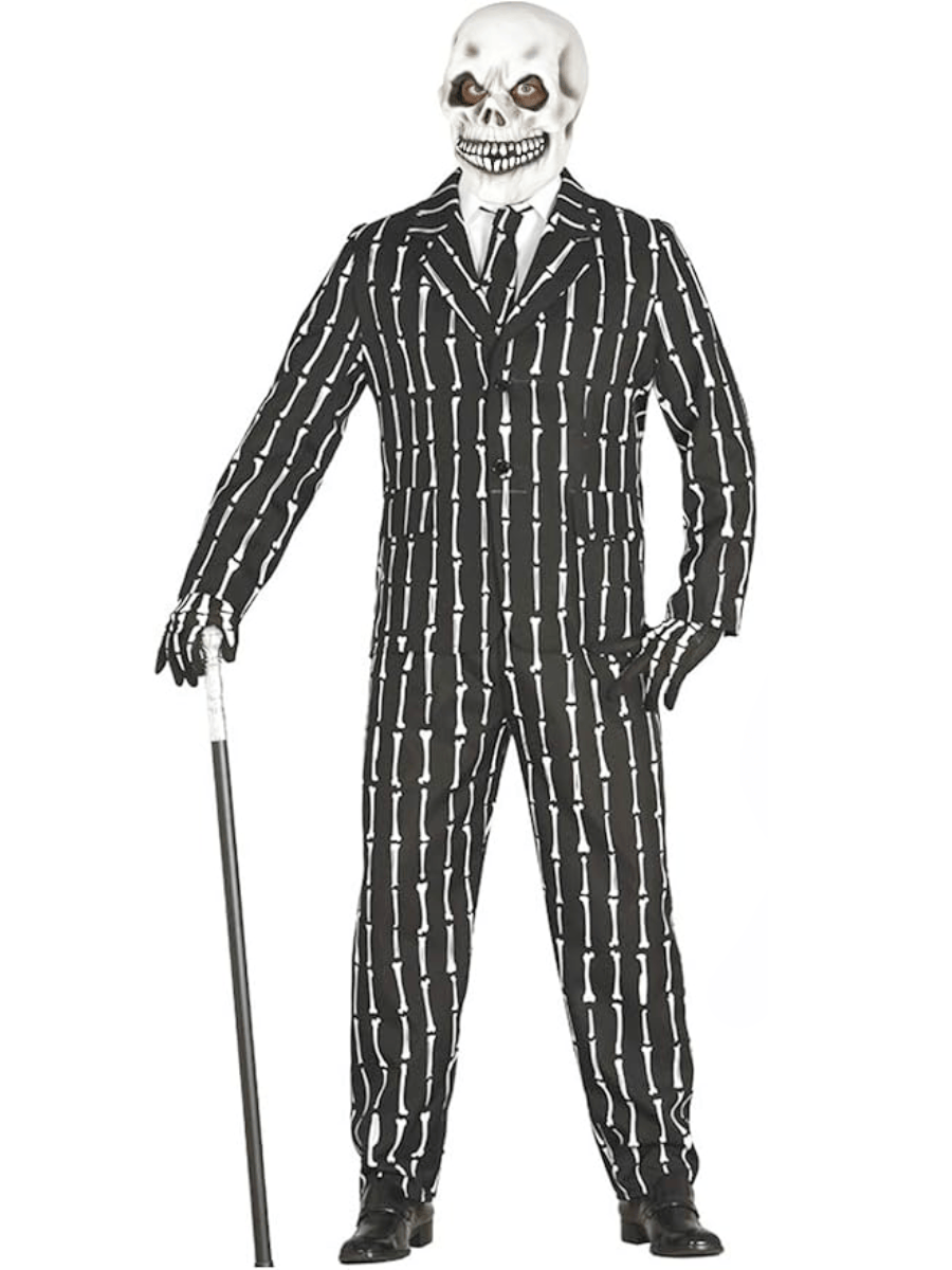 Skeleton Suit Costume - Adults - Creative Costumes