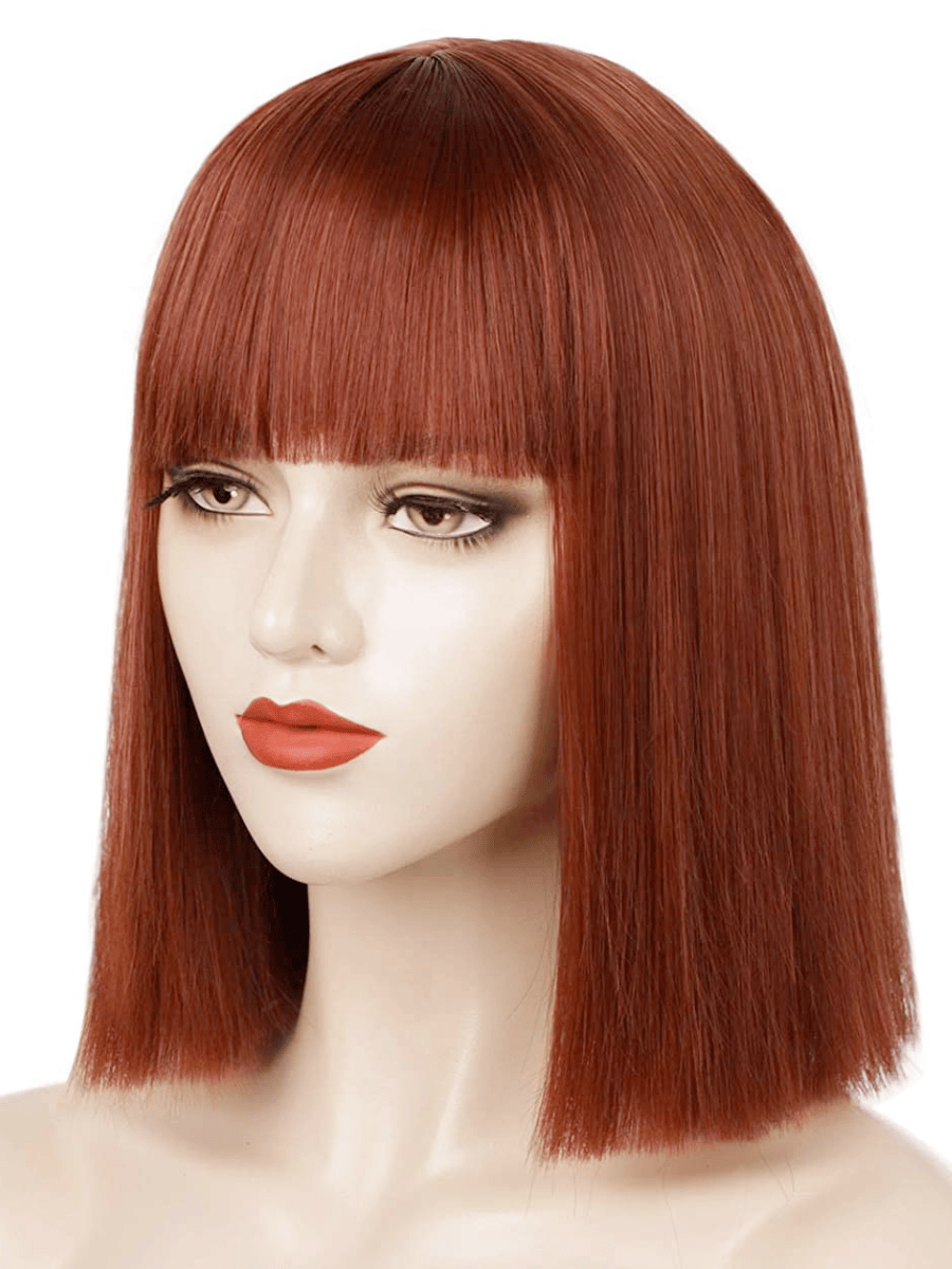 Auburn Shoulder Bob Wig - Creative Costumes