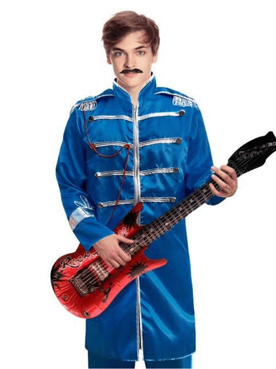 Blue Beatles Costume - Iconic 60s Legendary Rock Star Outfit!