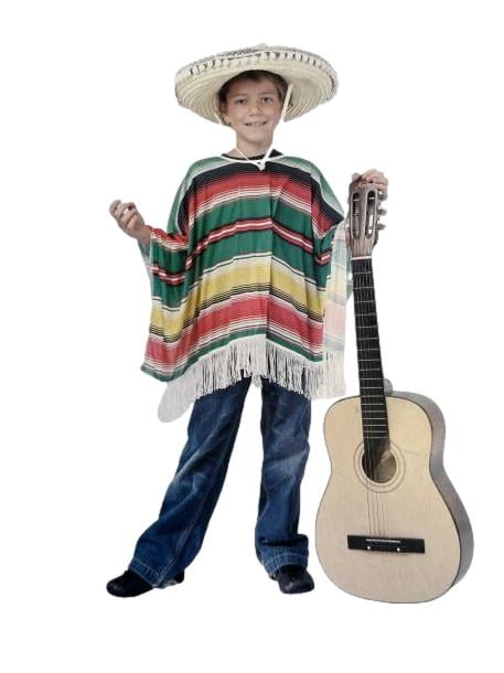 Mexican Poncho Costume Child - Creative Costumes
