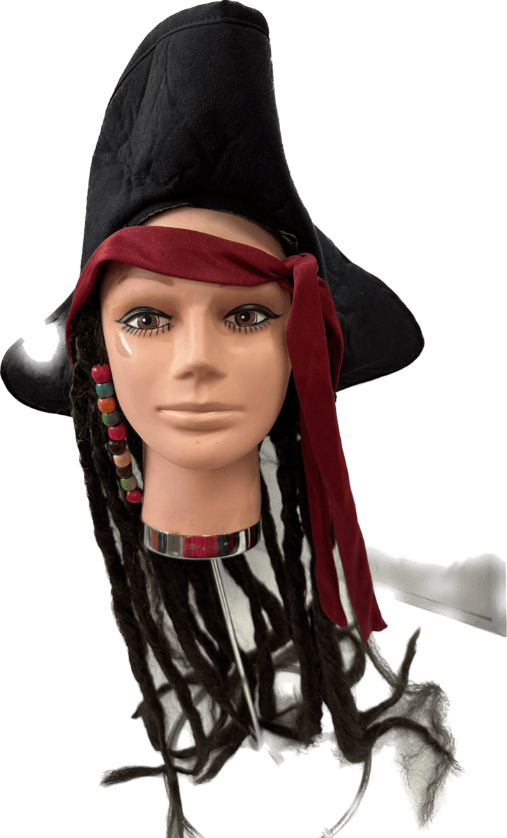 Pirate Dreadlocks Wig and Hat