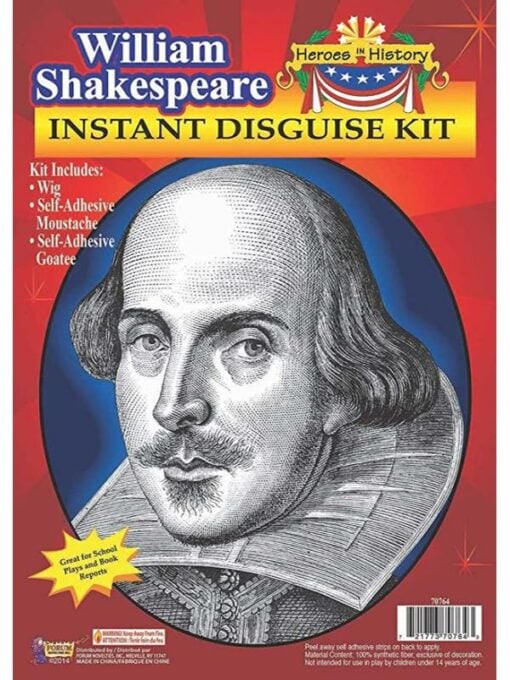 William Shakespeare Instant Disguise Kit - Creative Costumes