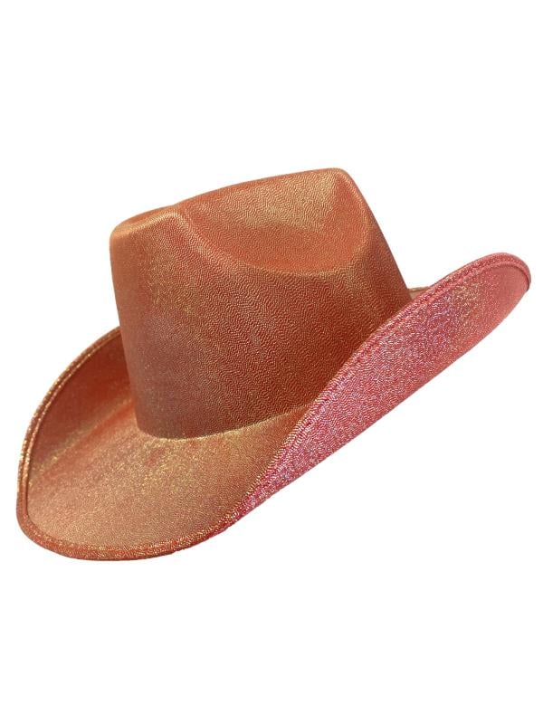 Red Cowboy Hat - Shimmer Red Festival Hat