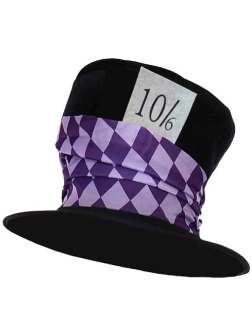Mad Hatter Hat - Soft Touch Purple - Creative Costumes
