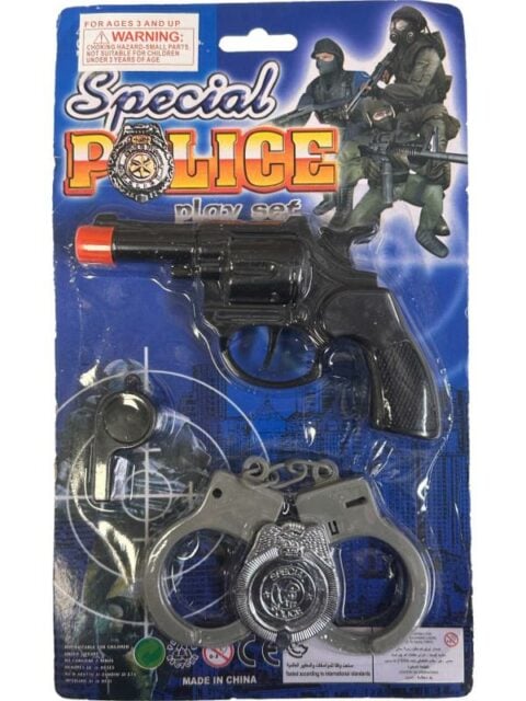 Police Play Set - 4pc Accessory Kit