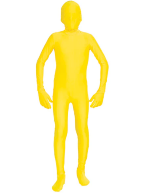 Yellow Second Skin Suit - Amazing Lycra Bodysuit
