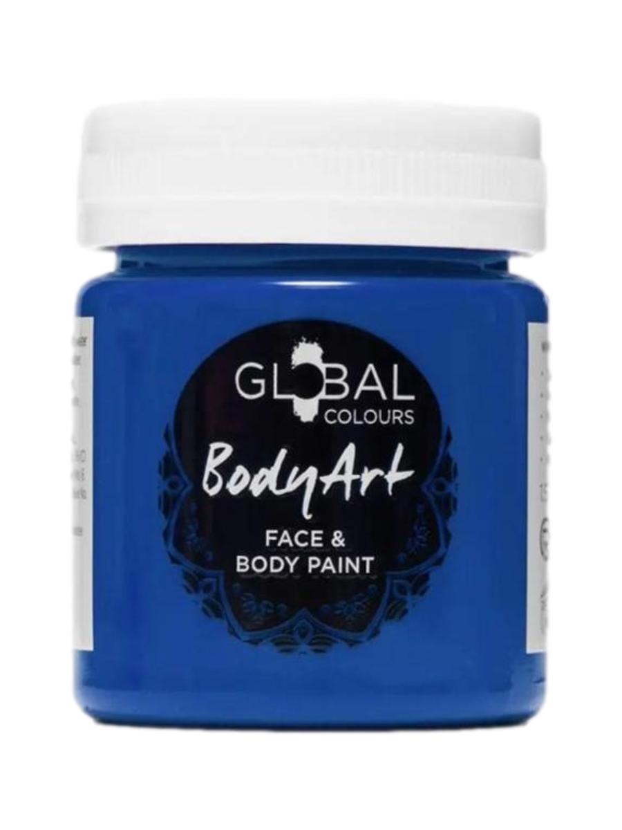 Deep Blue Face Paint – 45ml Face Body Paint Liquid - Creative Costumes