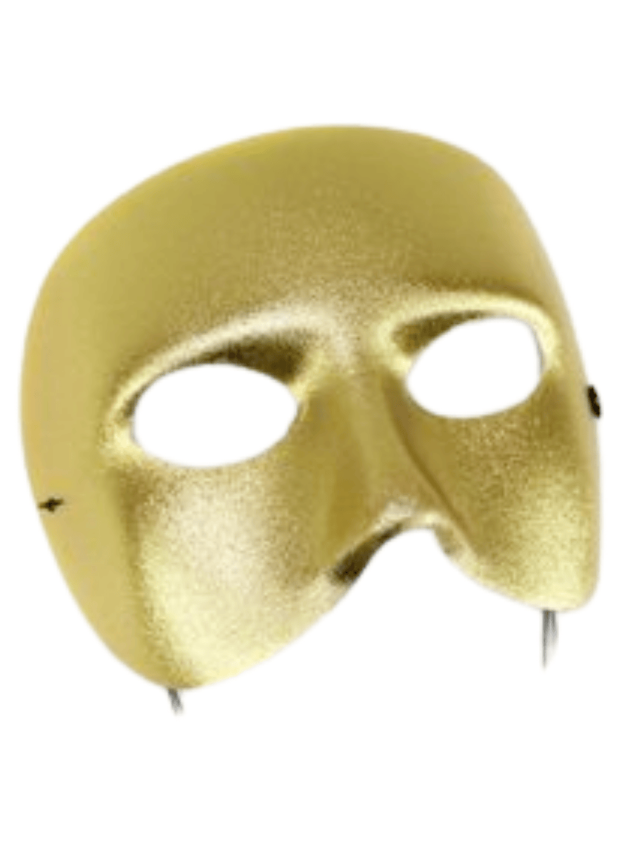 Gold Masquerade Mask - Creative Costumes