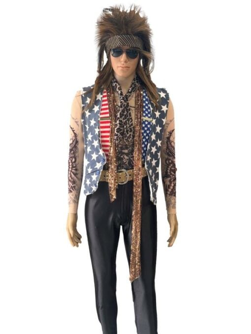 80s Glam Rocker Costume - Adults - Creative Costumes