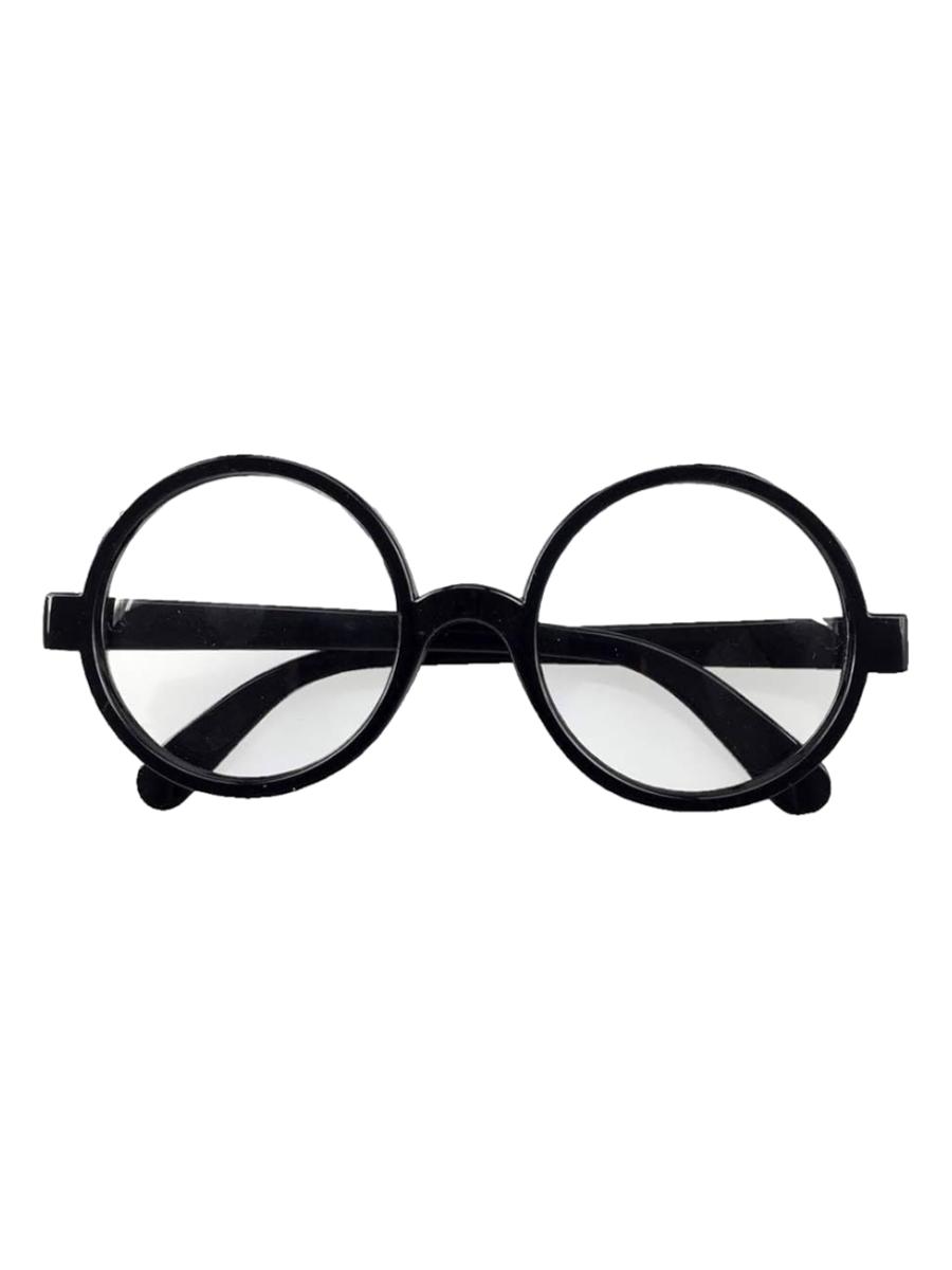 Wheres Wally Glasses - Black Round With Clear Lens - Creative Costumes