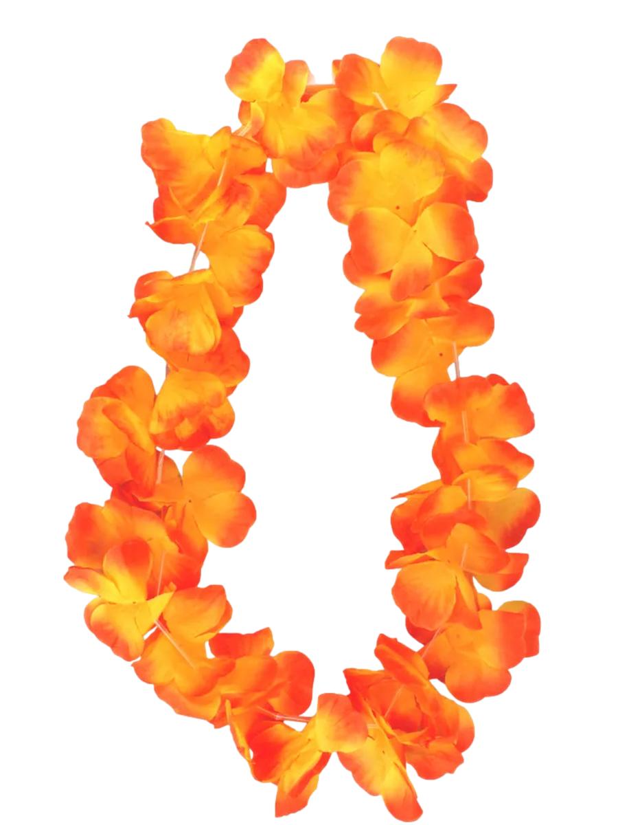 Hawaiian Lei - Sunset Orange Hibiscus - Creative Costumes