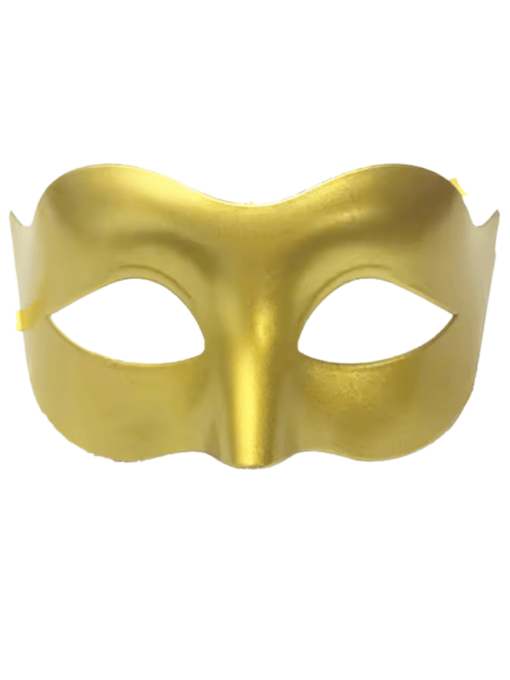 Golden Masquerade Mask - Creative Costumes