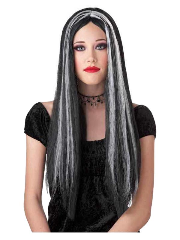 Black & White Witch Wig - Creative Costumes