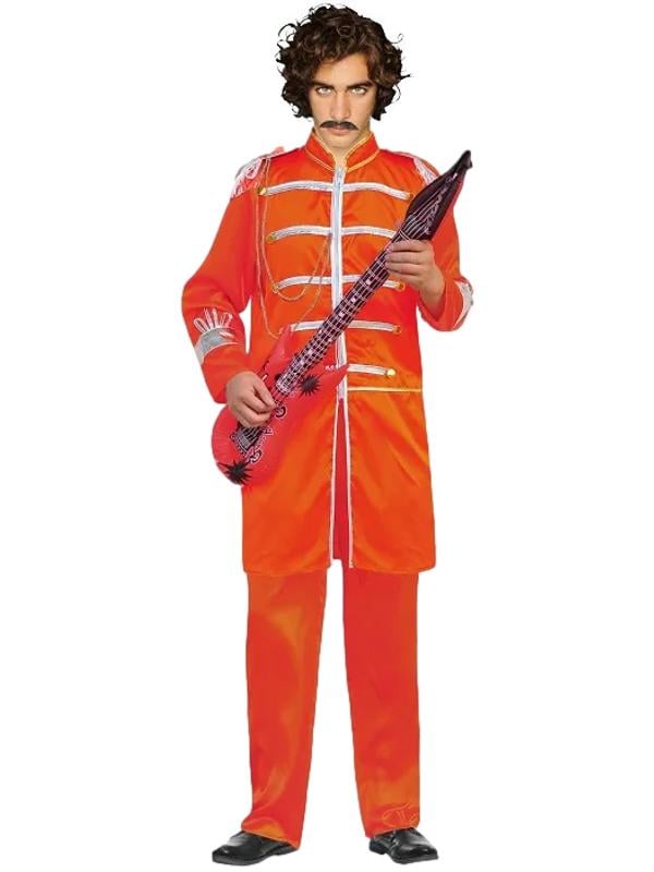 Orange Beatles Costume - Iconic 60s Legendary Rock Star Outfit!