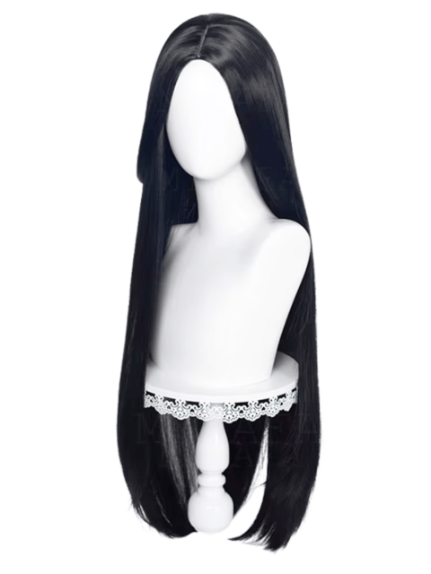 Deluxe Morticia Addams Wig - Stunning Heat Resistant Wig